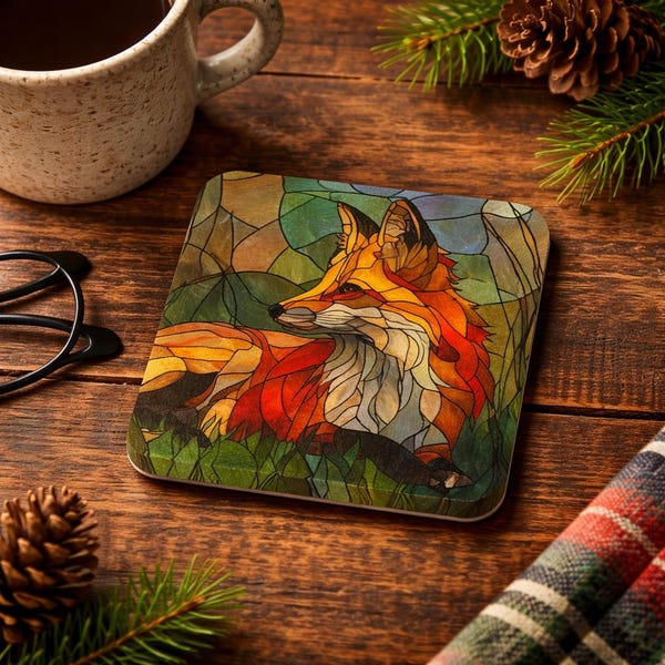 Fox Coaster - Etsy