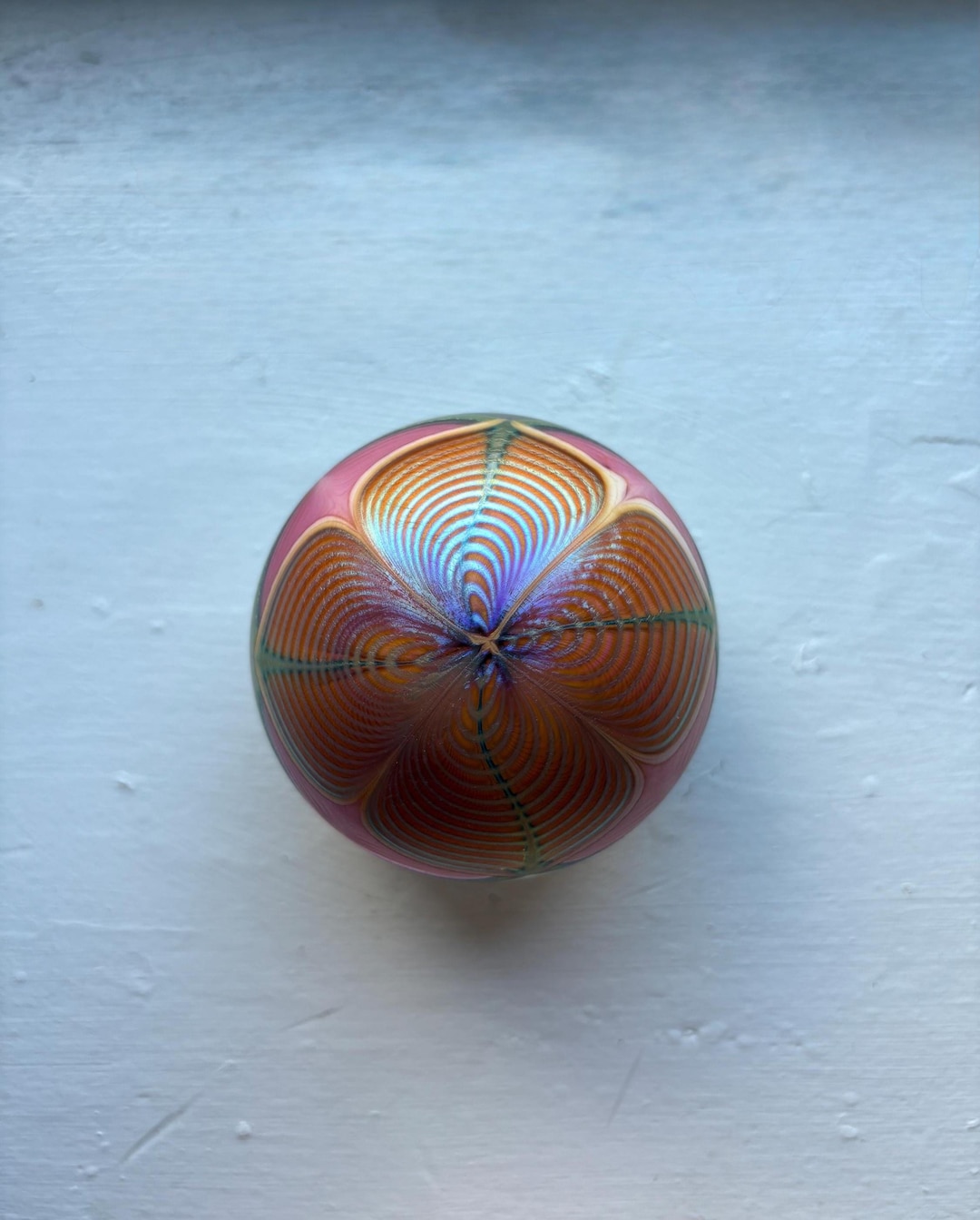 Art Glass Paperweight by Stuart Abelman - Rare Vintage Collectible 1983 ...
