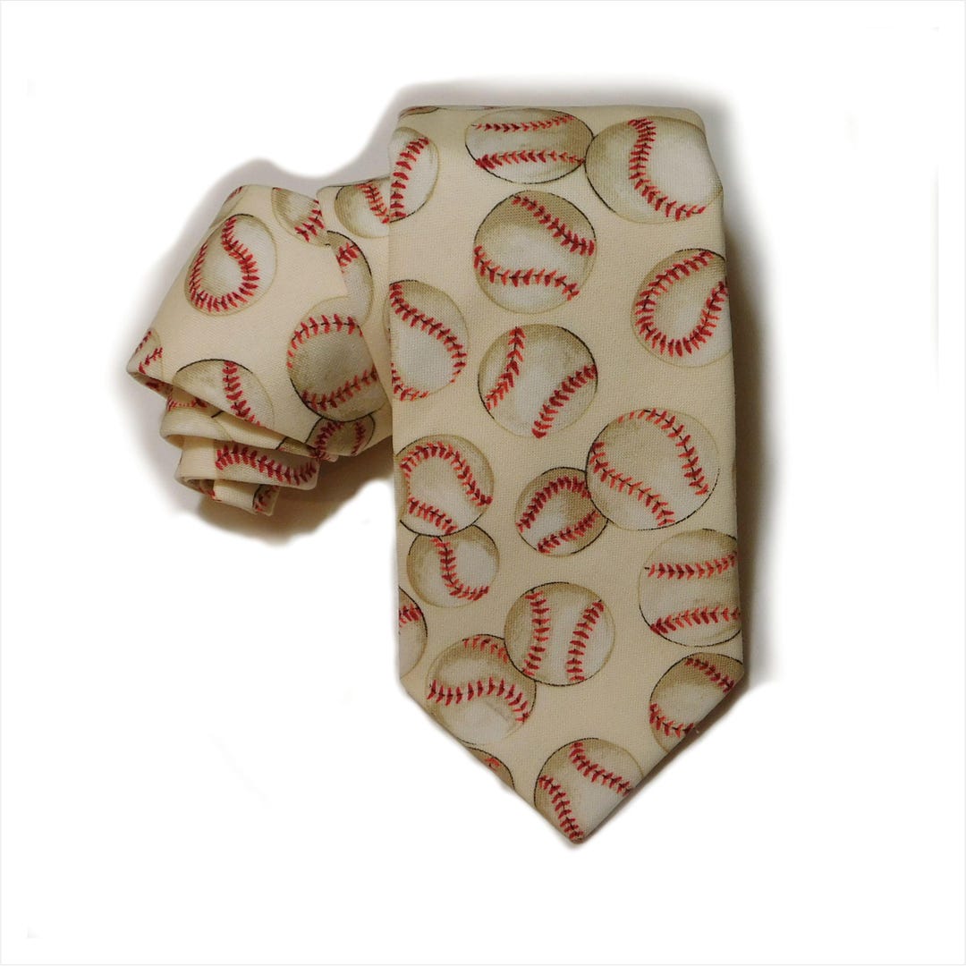 Baseball Traditional Necktie - Etsy