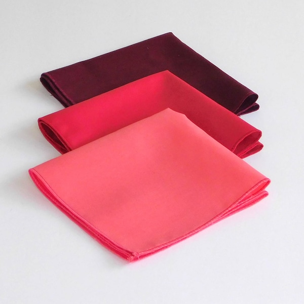 Pink Pocket Square - Etsy