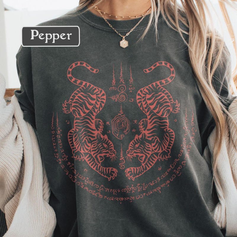 Thai Tiger Tshirt - Etsy