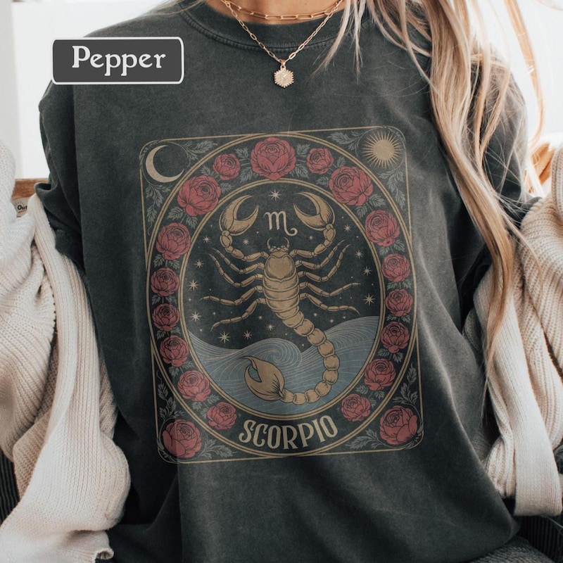 Scorpio Shirt - Etsy