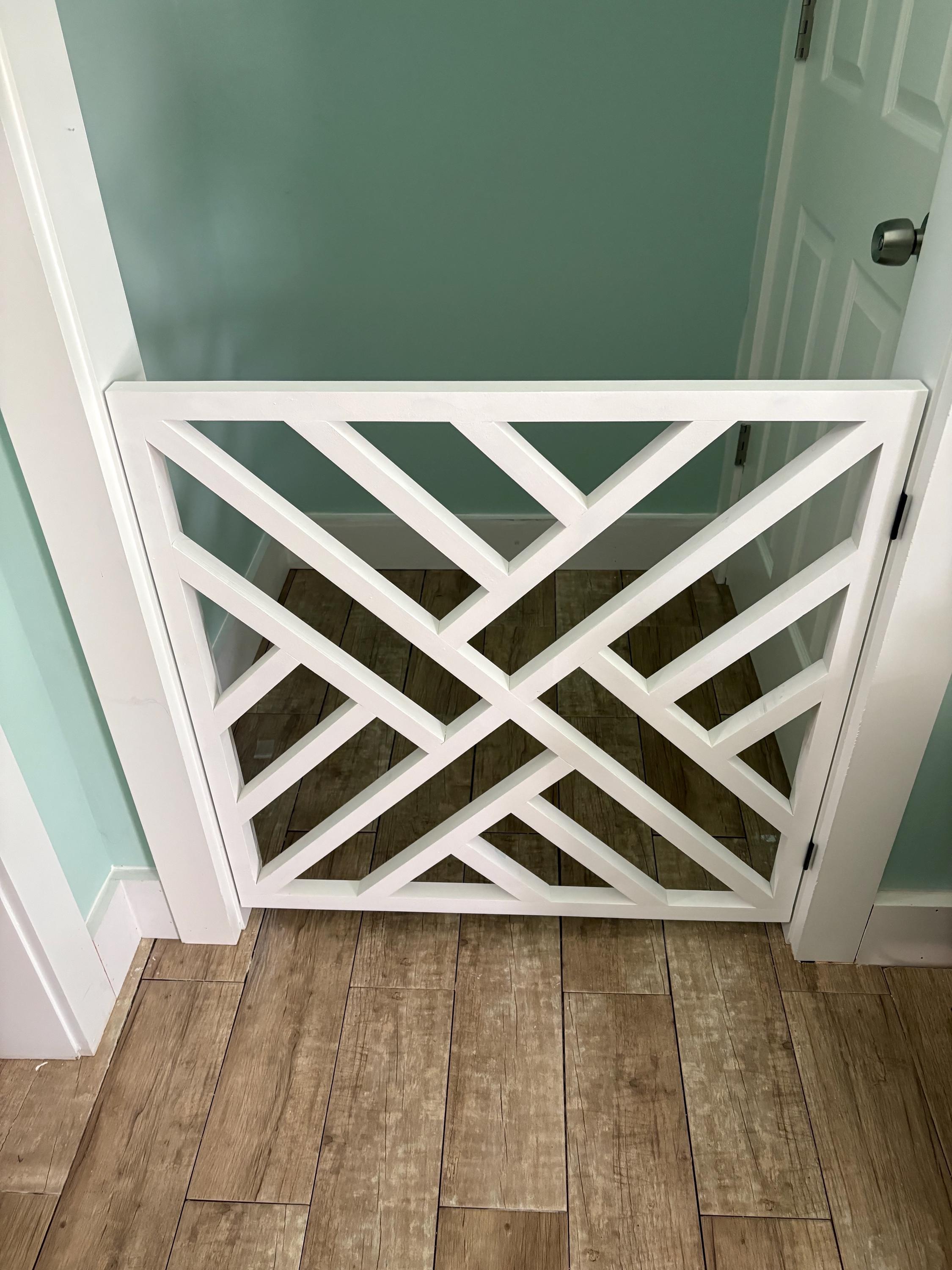 Customizable Chippendale Geometric Gate (baby Gate)(dog Door) - Etsy