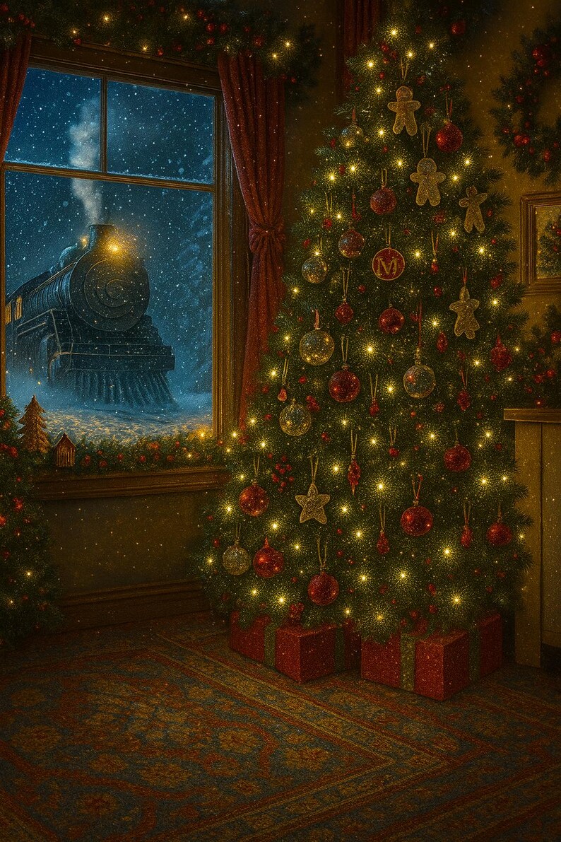 Polar Express Christmas Themed Image for Project - Etsy