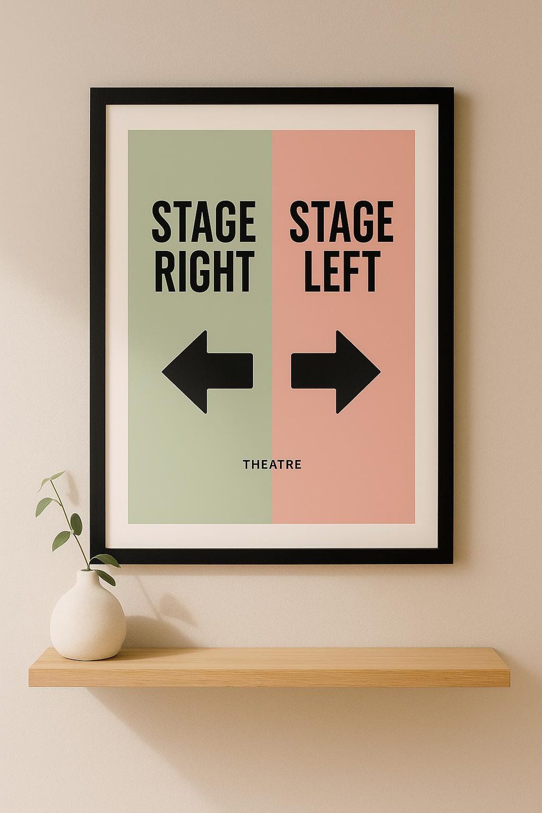 Stage Right - Stage Left Digital Print Wall Art - Etsy