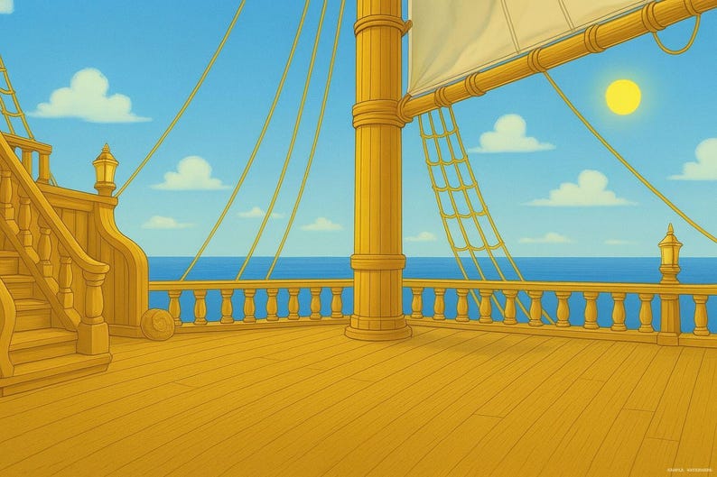 Ship Deck Projection Backdrop - Etsy