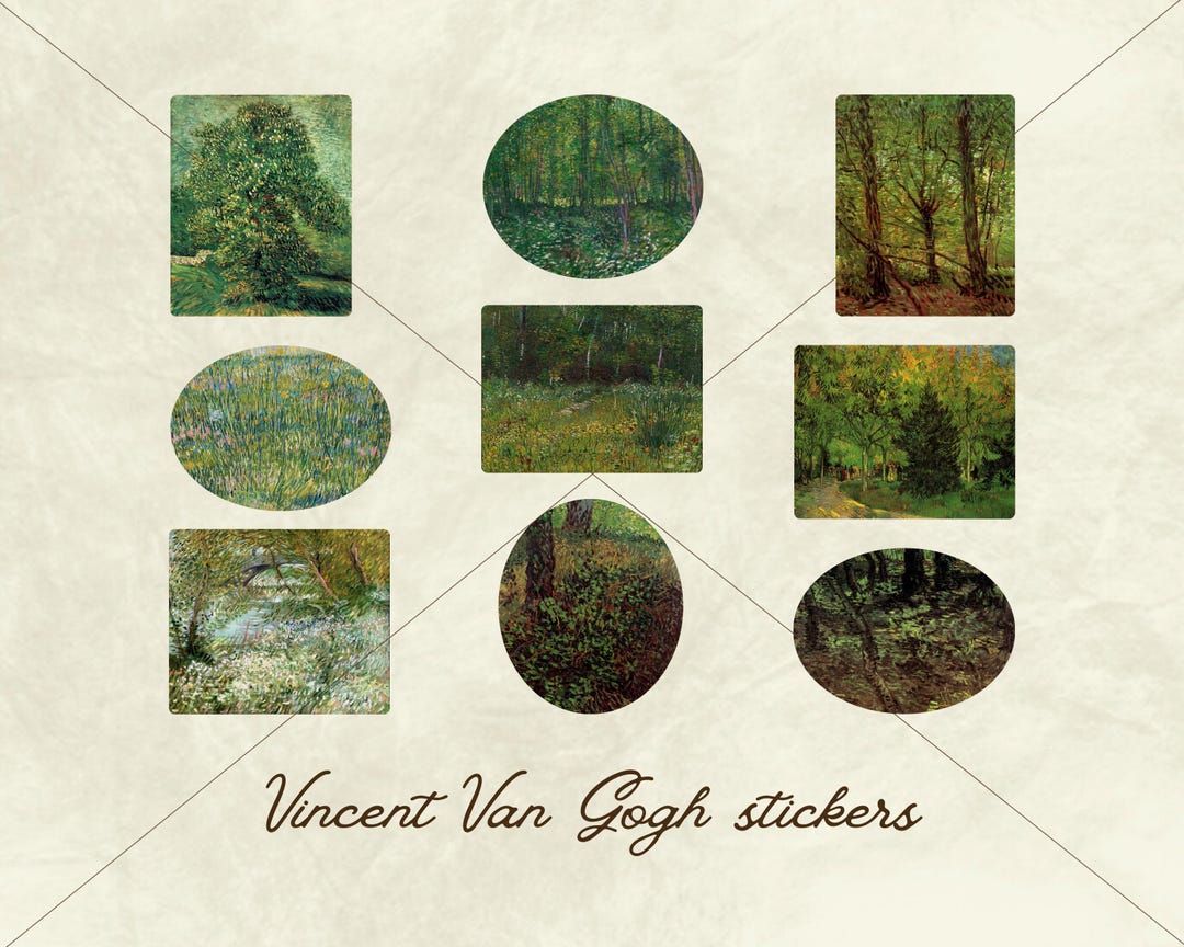 18 Beautiful Nature-themed Stickers - Etsy
