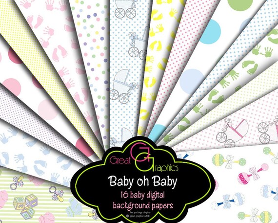 Items similar to Baby Paper Baby Boy Baby Girl Baby Shower Paper Baby ...