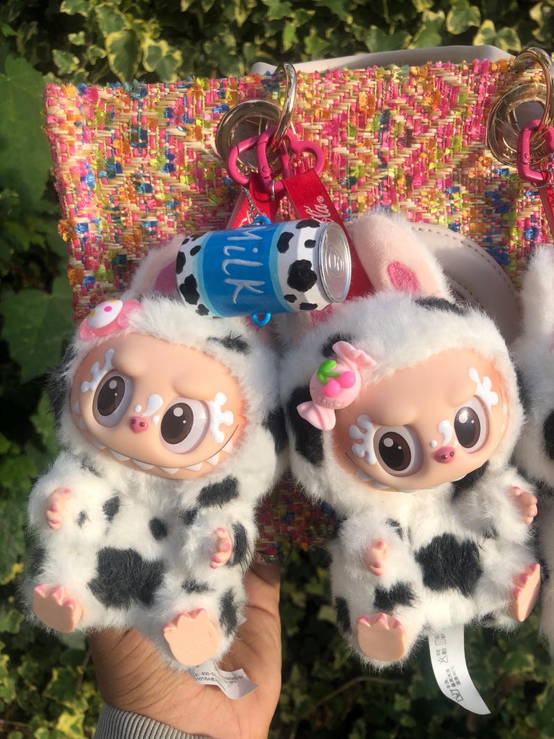 Customised Cow Labubu - MOO-BUBU Custom Lamoomoo Blind Box - Etsy UK