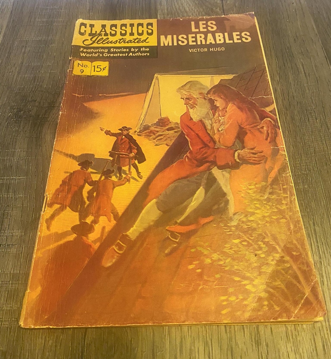 Vintage Classics Illustrated Comic, Les Miserables, #9, 1965 Reprint ...