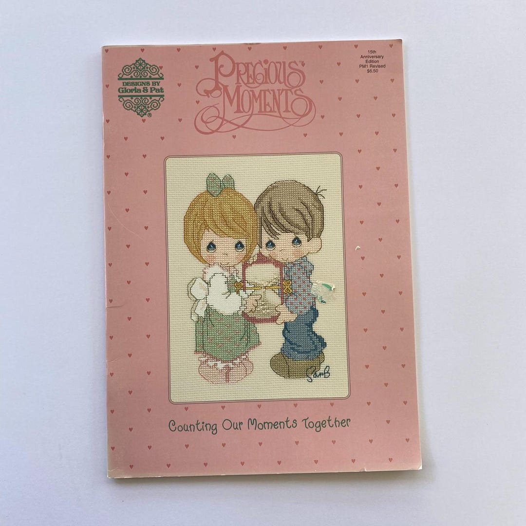 Precious Moments Cross Stitch Pattern Booklet, 15th Anniversary Edition ...