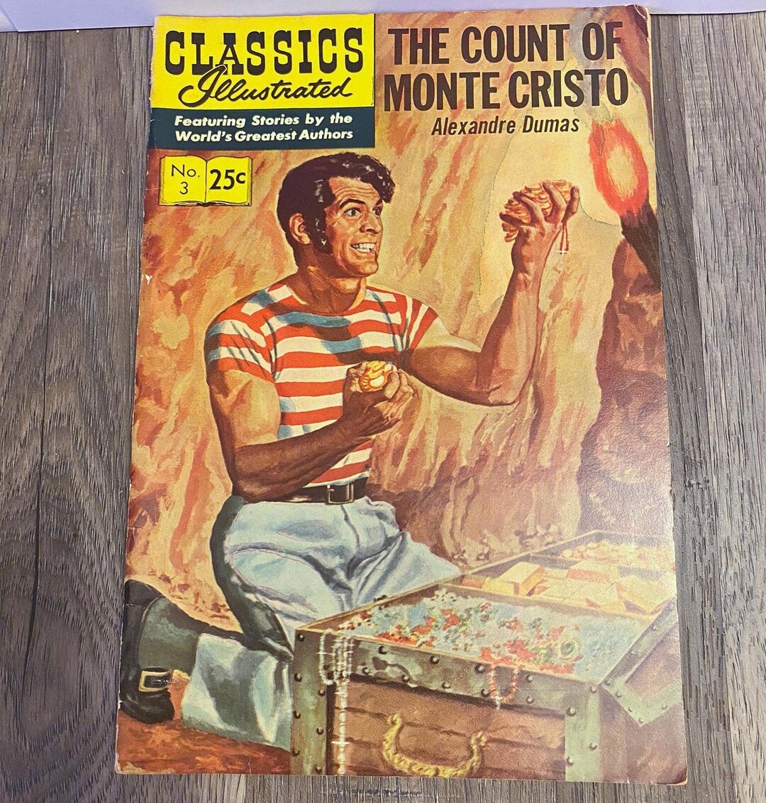 Vintage Classics Illustrated Comic, the Count of Monte Cristo, #3, 1969 ...