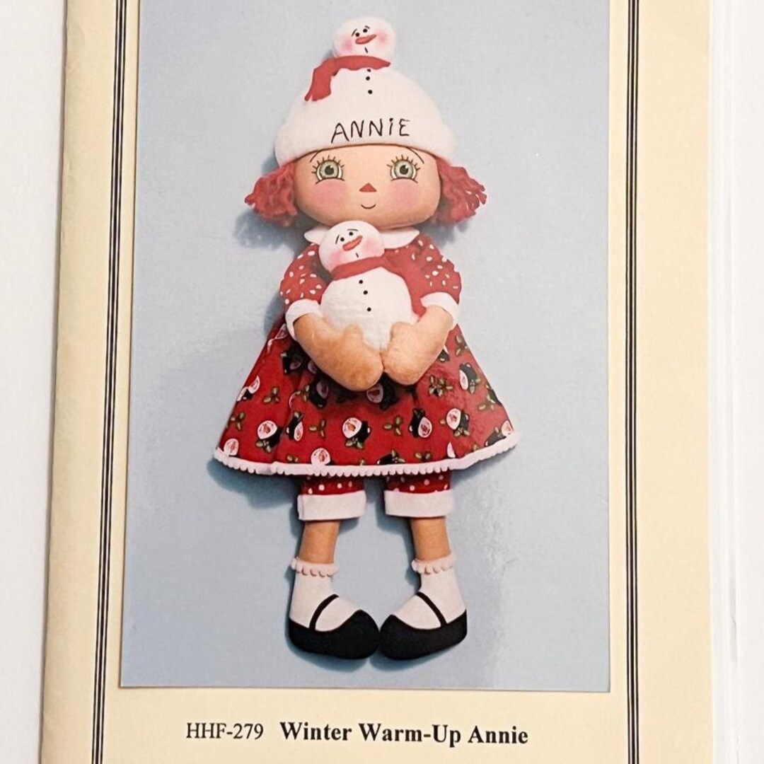 Winter Warm-up Annie Sewing Pattern, Happy Heart Patterns 279, Snowman ...