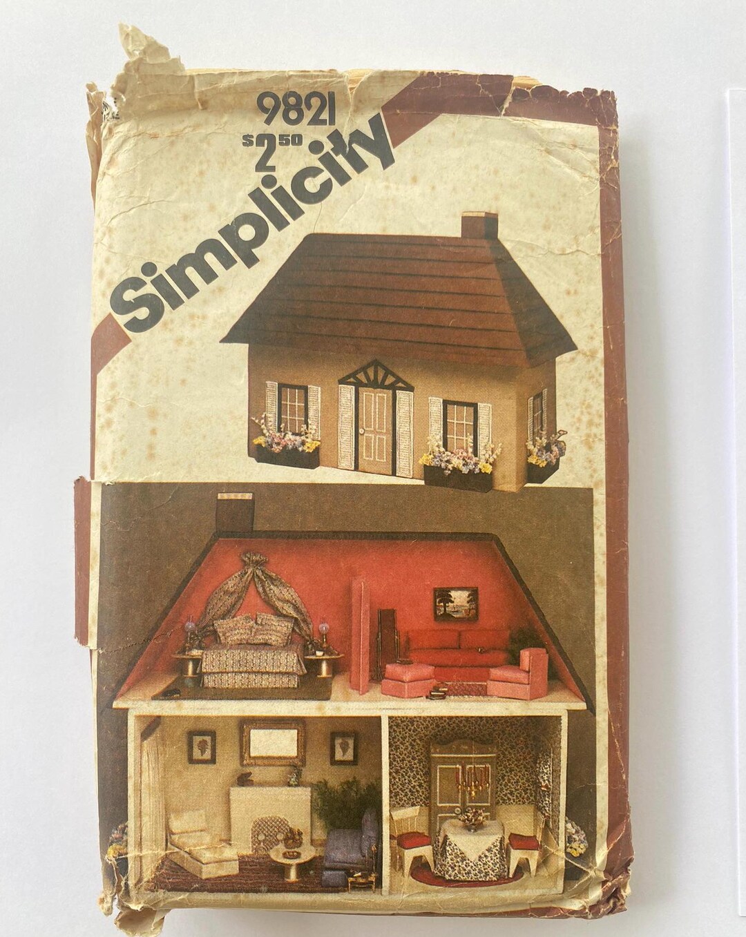Simplicity 9821 Sewing Pattern, Doll House and Furniture, UNCUT ...