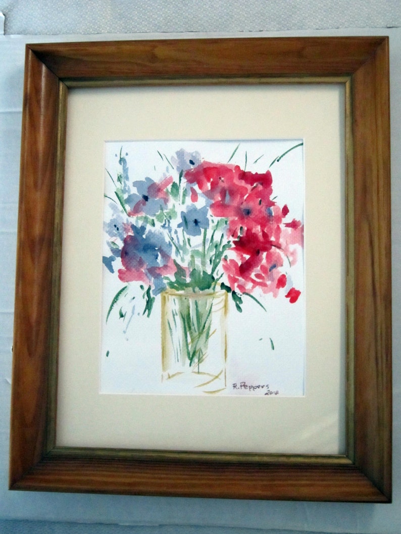 Floral Print of Original Watercolor Painting Watercolor Art - Etsy
