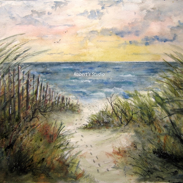 Beachscape Painting - Etsy