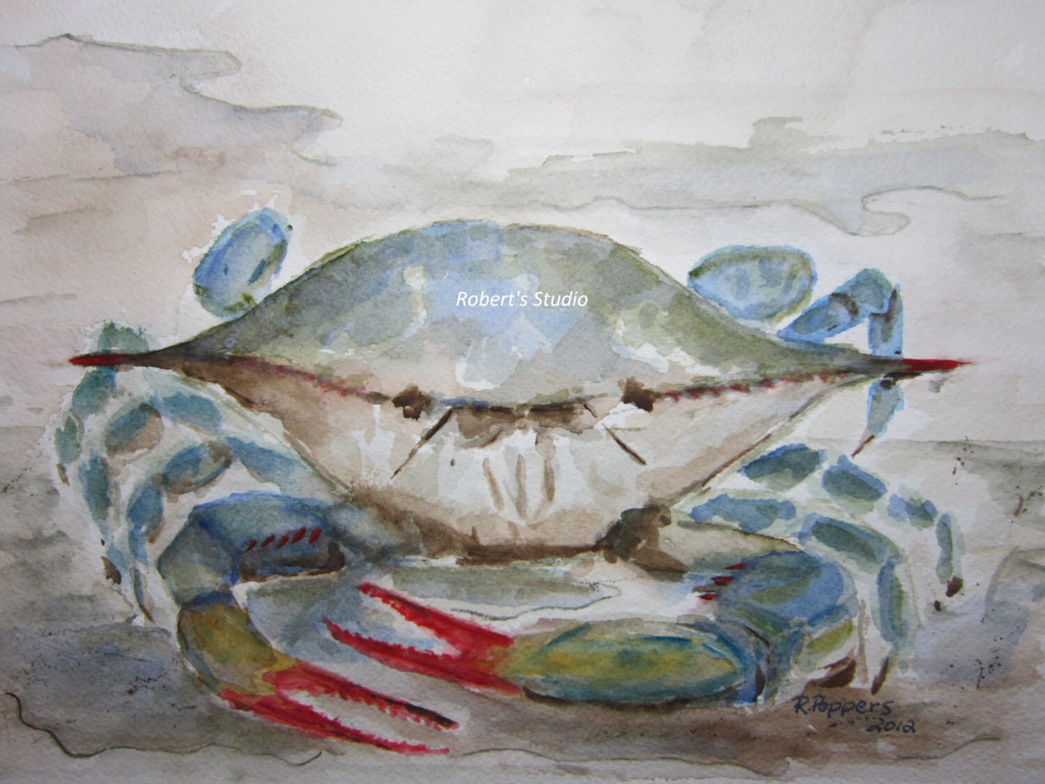 Nautical Crab Art