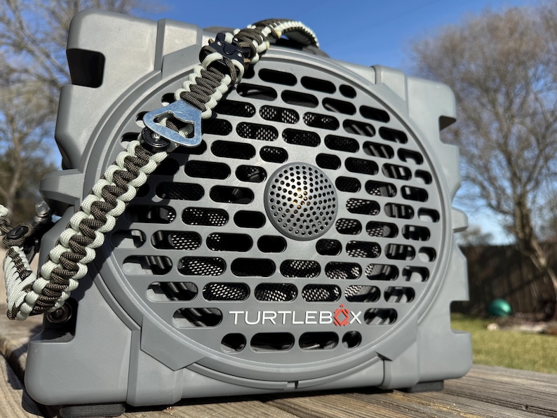 Turtlebox Carry Strap - Ranger Green and Light Grey/silver - Etsy