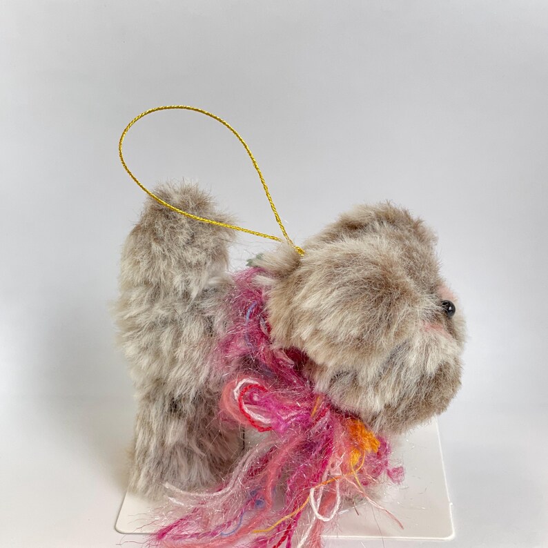 Handmade Pipe Cleaner Dog Figurine, Cute Chenille Stem Puppy Ornament ...