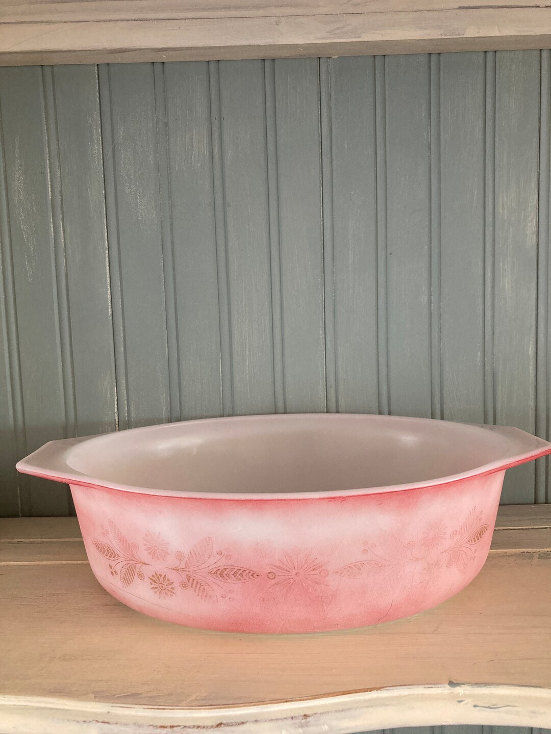 Vintage Pink Pyrex Casserole Dish - Etsy
