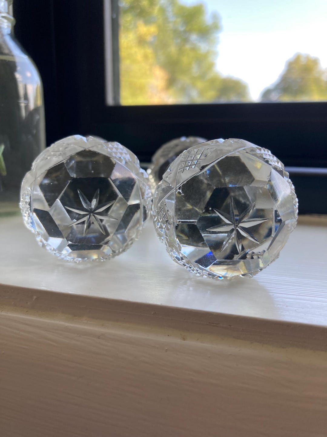 Vintage Glass Bar Bell Individual Knife Rest - Etsy