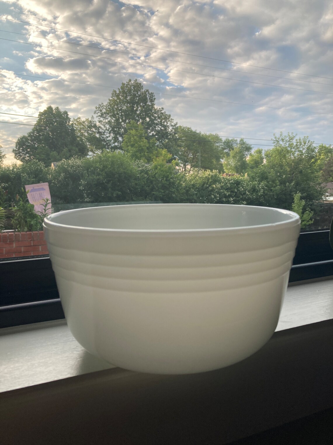 Vintage White PYREX Hamilton Beach Mixing Bowl - Etsy