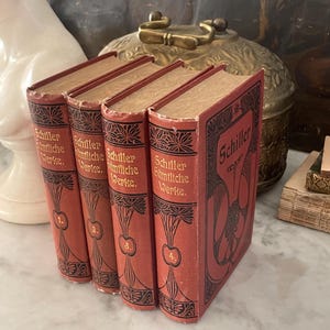 Antique German Book Set. Circa 1880. Instant Library. - Etsy