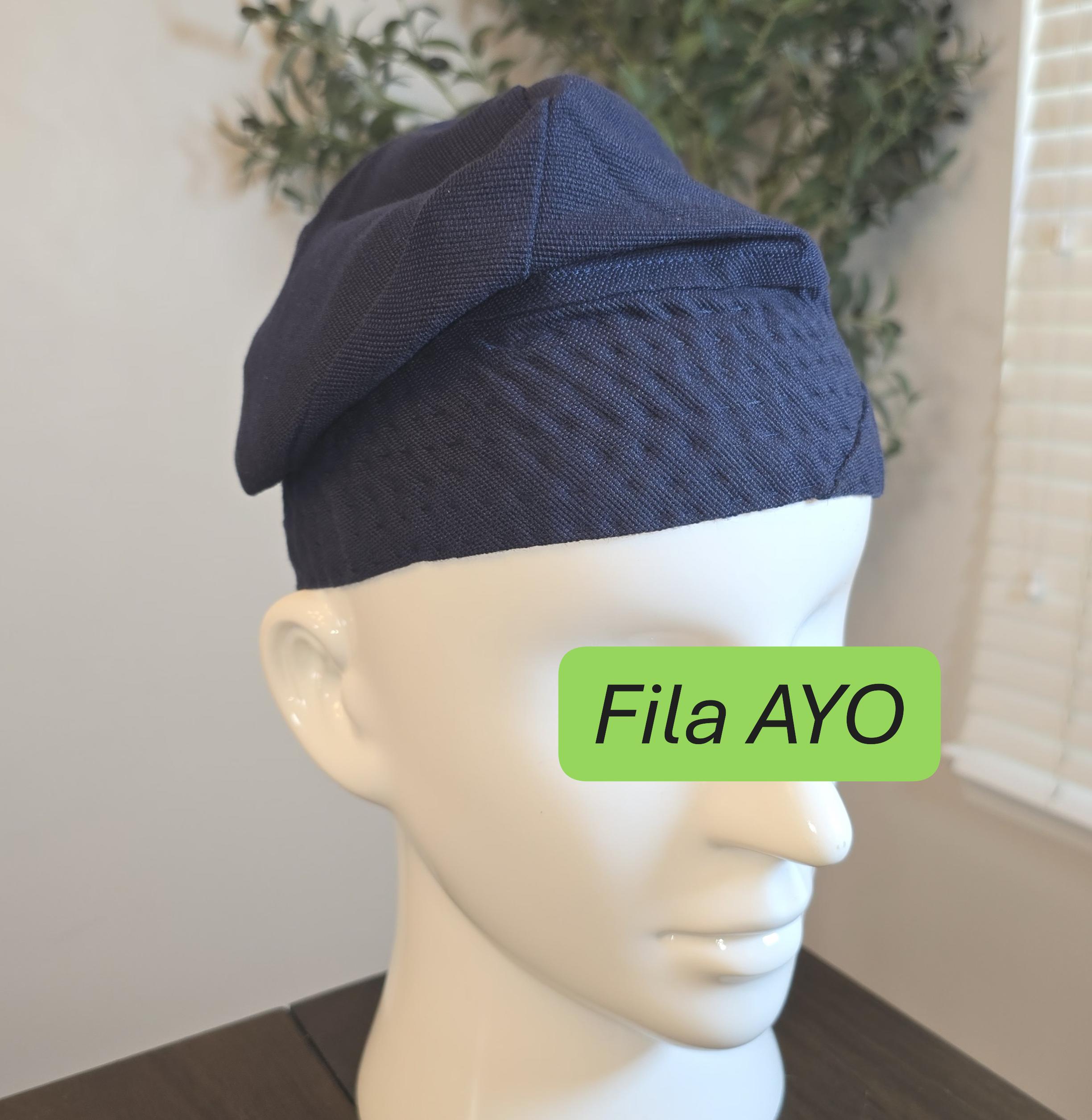 Authentic African Cap – Fila Gobi | Traditional Yoruba Hat | Handmade ...