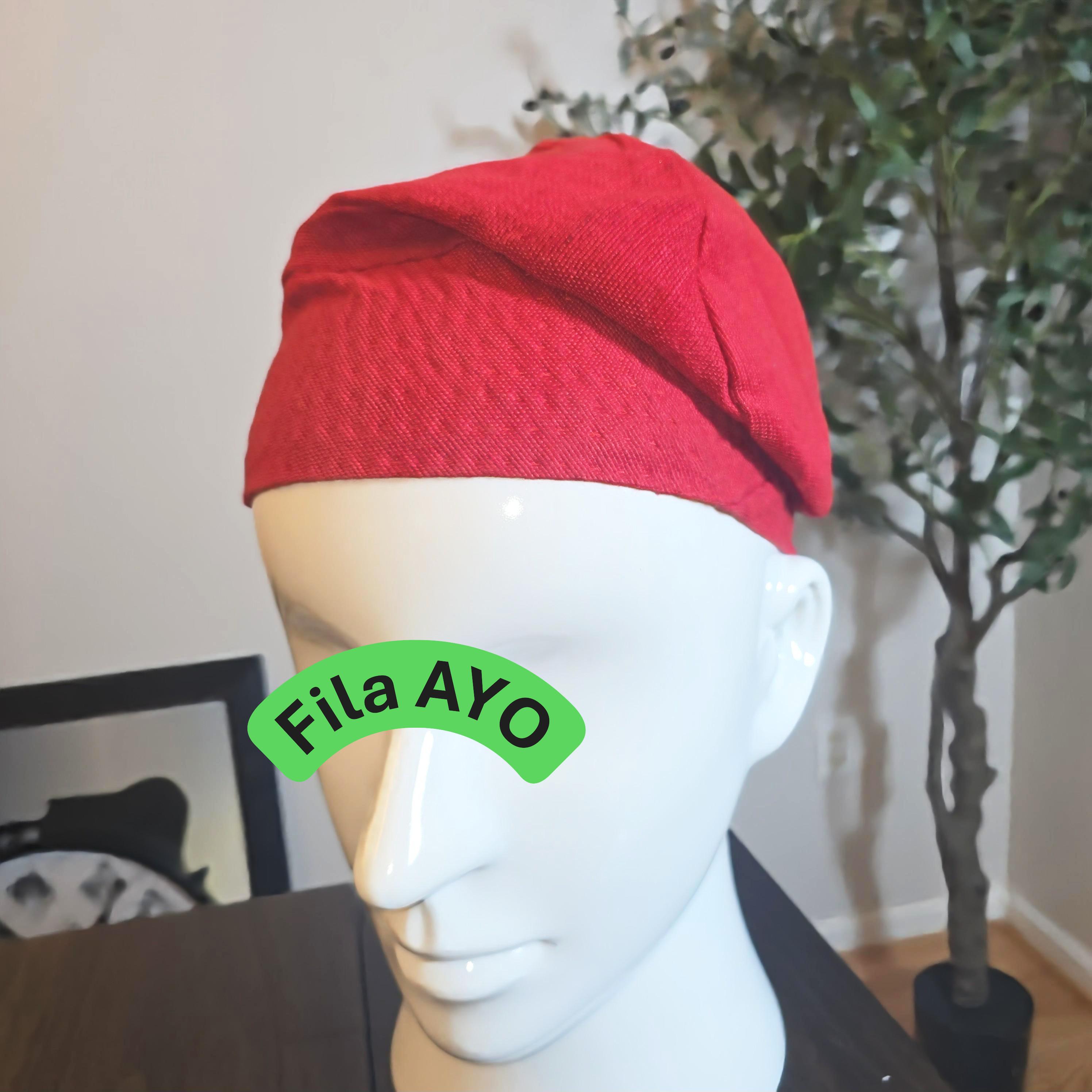 Authentic African Cap – Fila Gobi | Traditional Yoruba Hat | Handmade ...