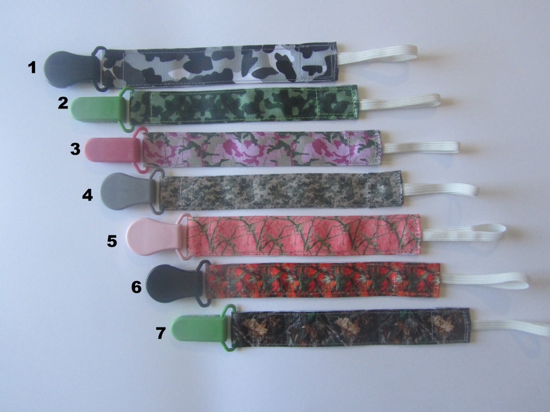 Nuk Clips/pacifier Clips/binki Clip/soothie/infant Pacifier Clips Black ...