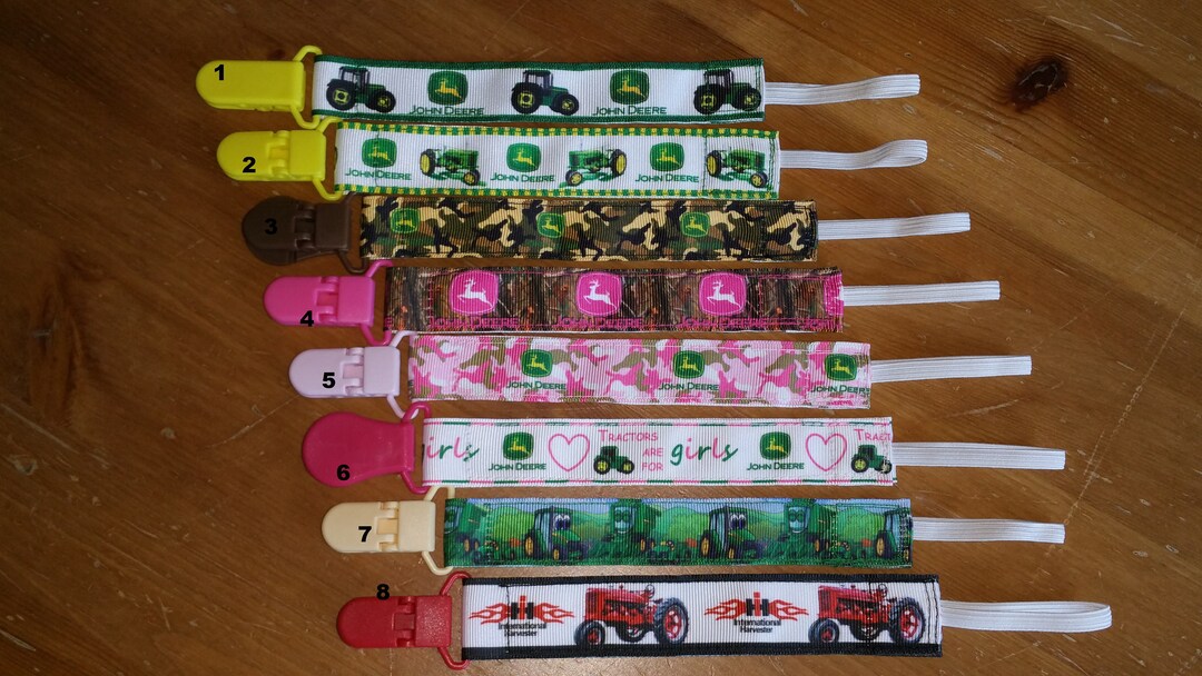Nuk Clips/pacifier Clips/binki Clip/soothie/infant Pacifier Clips Camo ...