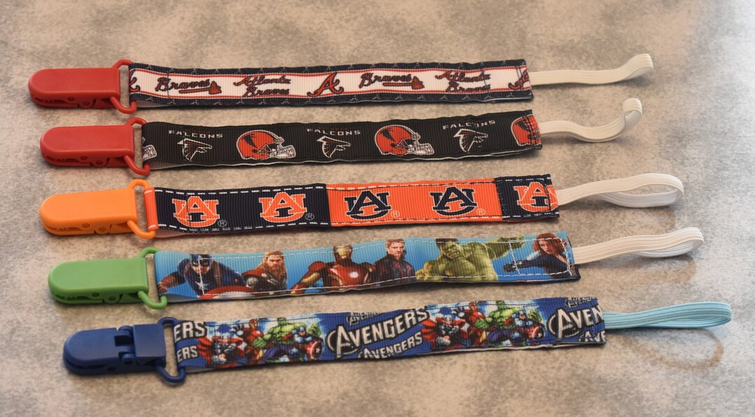 Nuk Clips/pacifier Clips/binki Clip/soothie/infant Pacifier Clips A2 ...