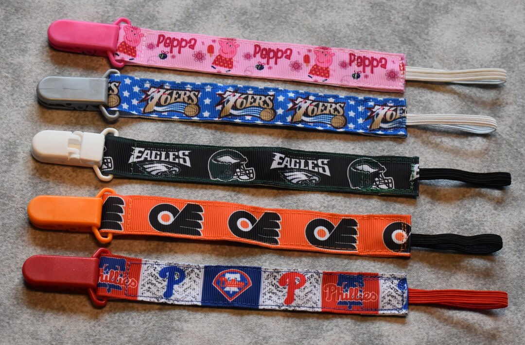 Nuk Clips/pacifier Clips/binki Clip/soothie/infant Pacifier Clips P3 ...