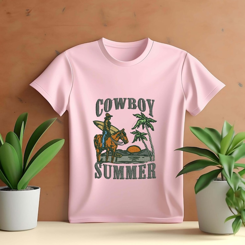 Cowboy Stickdatei Set: Western-Stiefel, Hut und Hufeisen - Etsy Schweiz