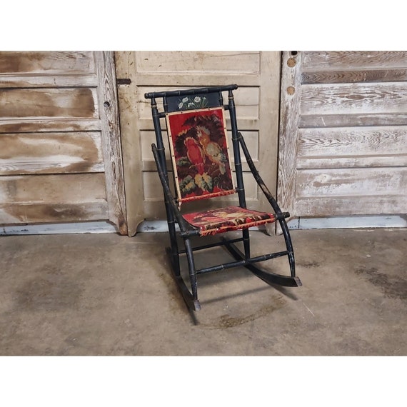 1860'S ROCKING CHAIR 186187 | Etsy