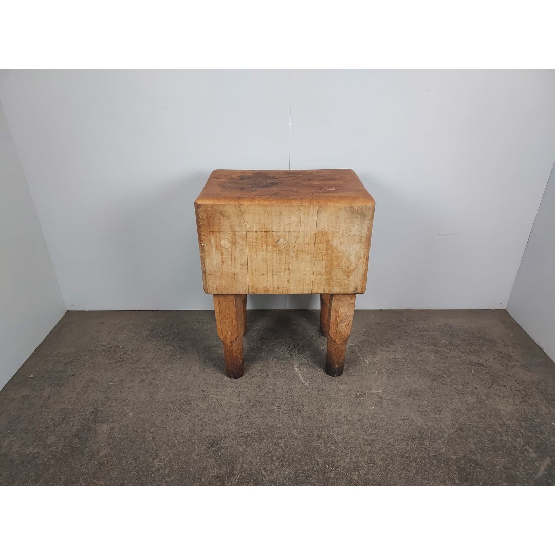 1920S MAPLE BUTCHER BLOCK 189138 - Etsy UK