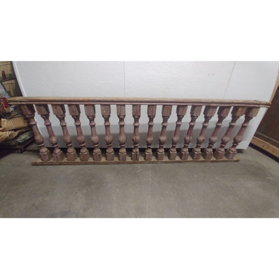 1800'S WOODEN BALCONY RAILING 182865 | Etsy