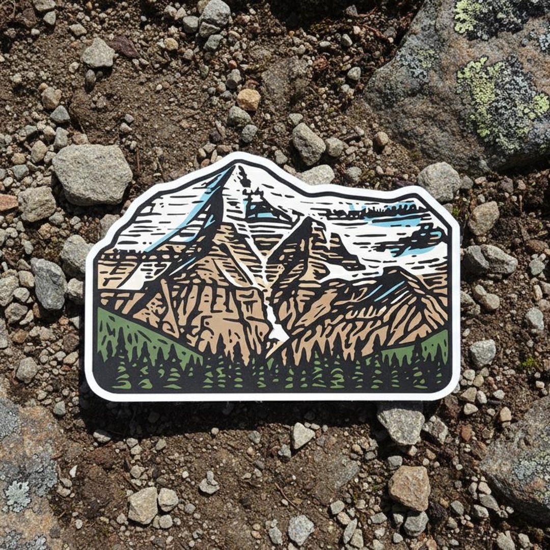 Mount Robson Sticker: Canadian Rockies Vinyl Decal - Etsy Canada