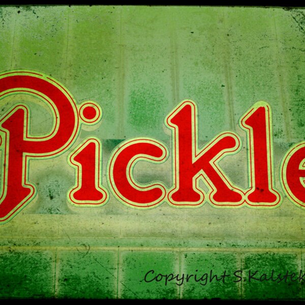 Neon Pickle Sign - Etsy