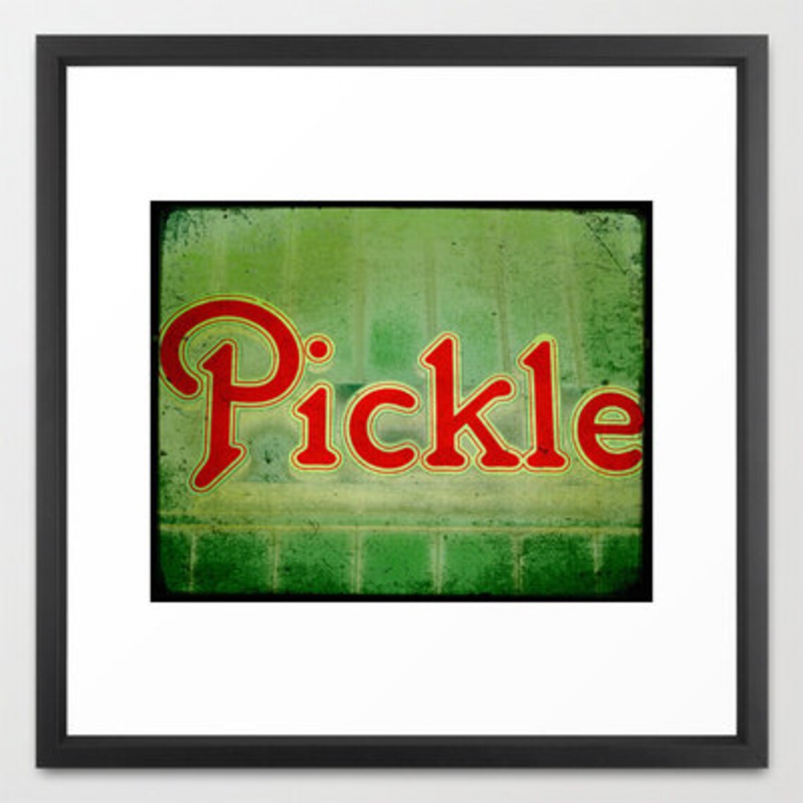 Kitchen Photography Pickle Neon Sign Funky Restaruant Food - Etsy