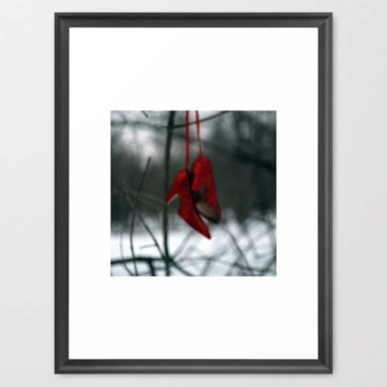 Ruby Red Slippers Art Photograph Fairytale Oz Dorothy Bokeh Glittery ...