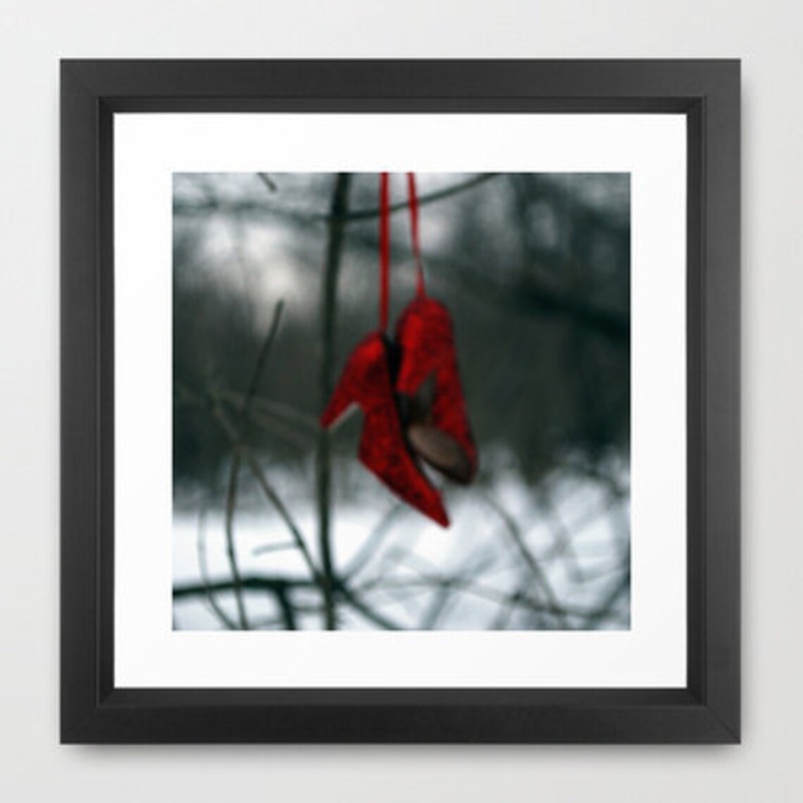 Ruby Red Slippers Art Photograph Fairytale Oz Dorothy Bokeh Glittery ...