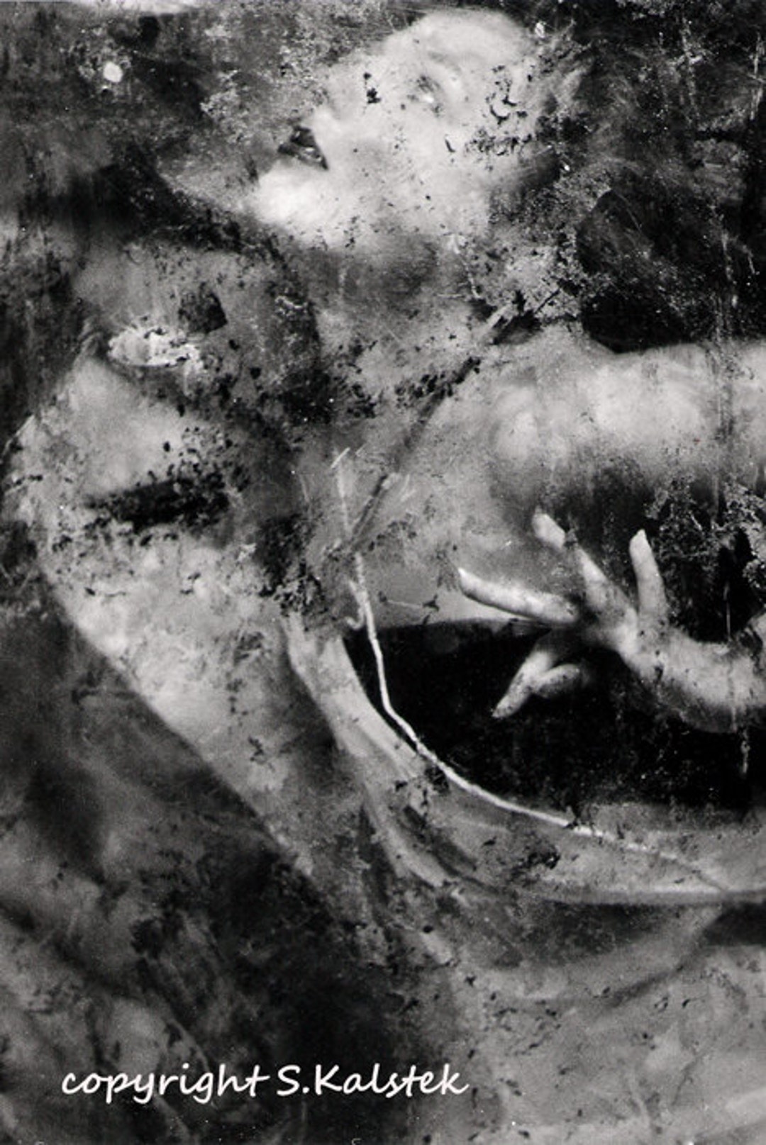 Ethereal Female Portrait Photography Black and White Dreamy - Etsy