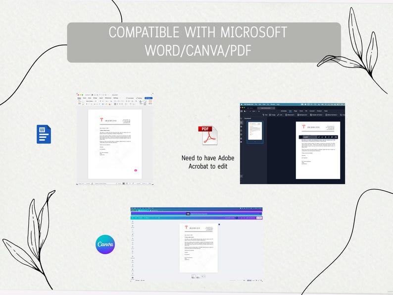 Editable Doctor's Note Template | Instant Download (PDF, Word, Canva ...