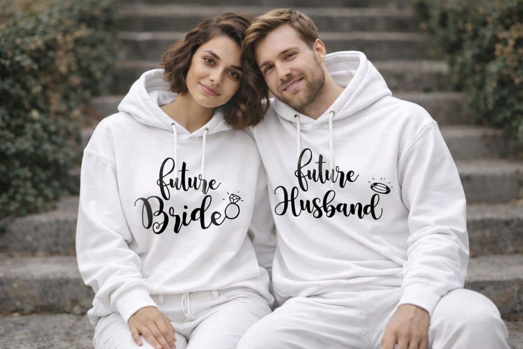 Future Bride & Future Husband Matching Apparel | Engagement Hoodies ...