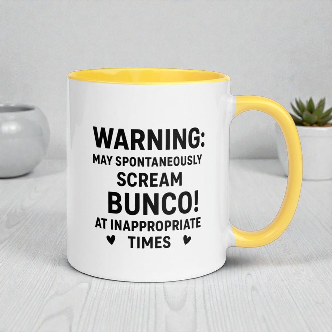 Bunco Gift Mug, Game Night Coffee Cup, Bunco Prize for Winner - Etsy