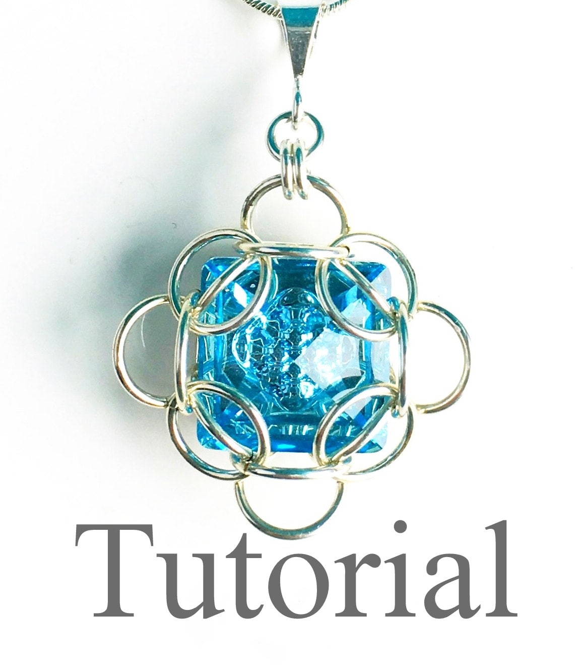 Isotope Chainmaille Pendant Tutorial - Etsy
