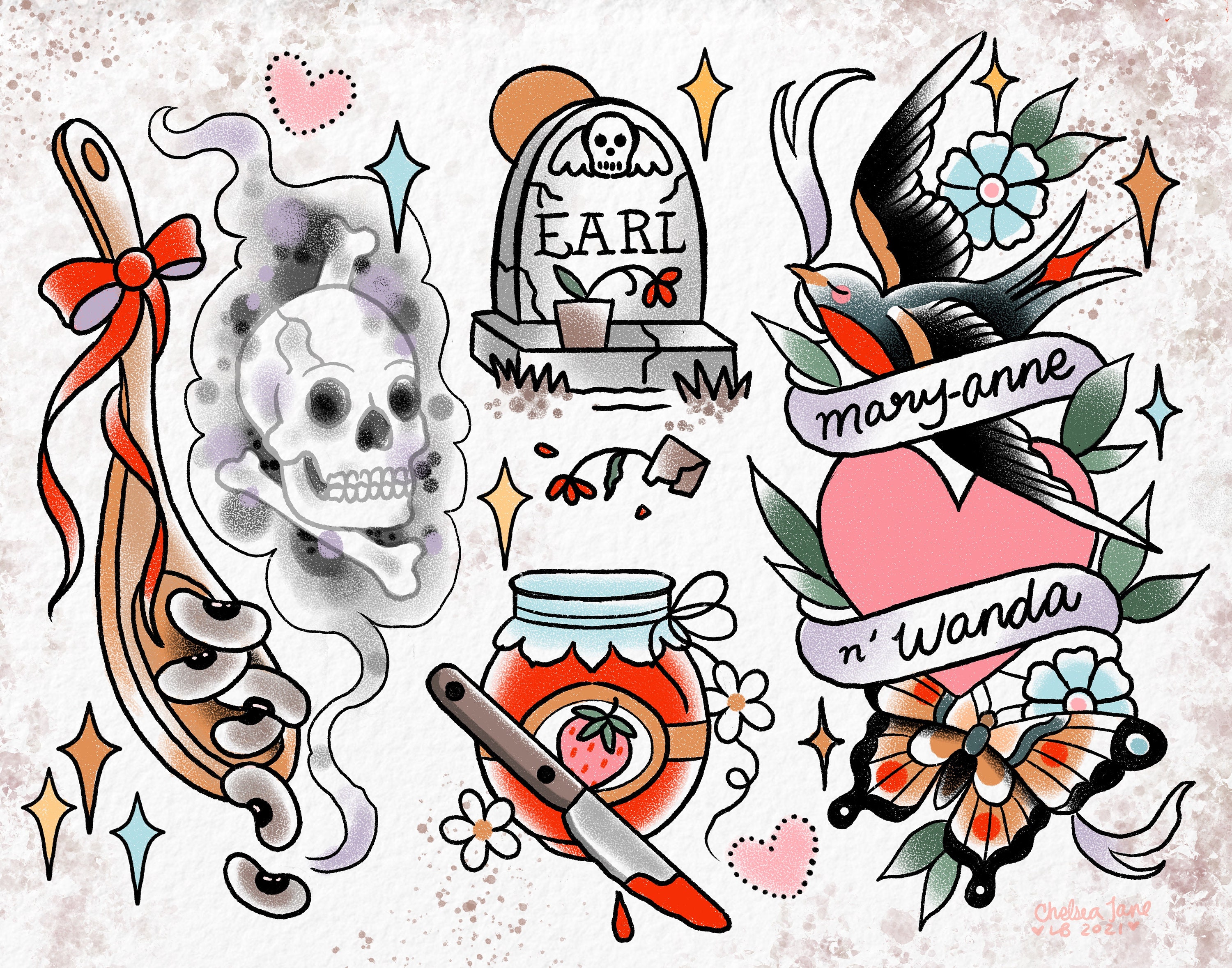 Dixie Tattoo Designs