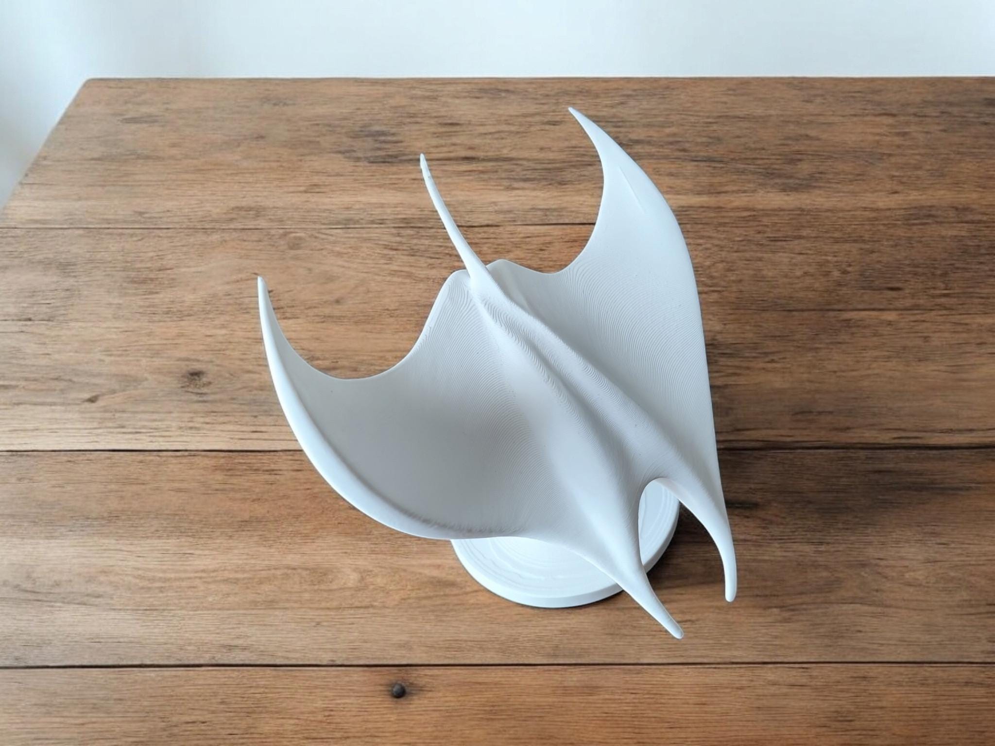 Manta Ray Sculpture - Minimalist Ocean Decor - Etsy