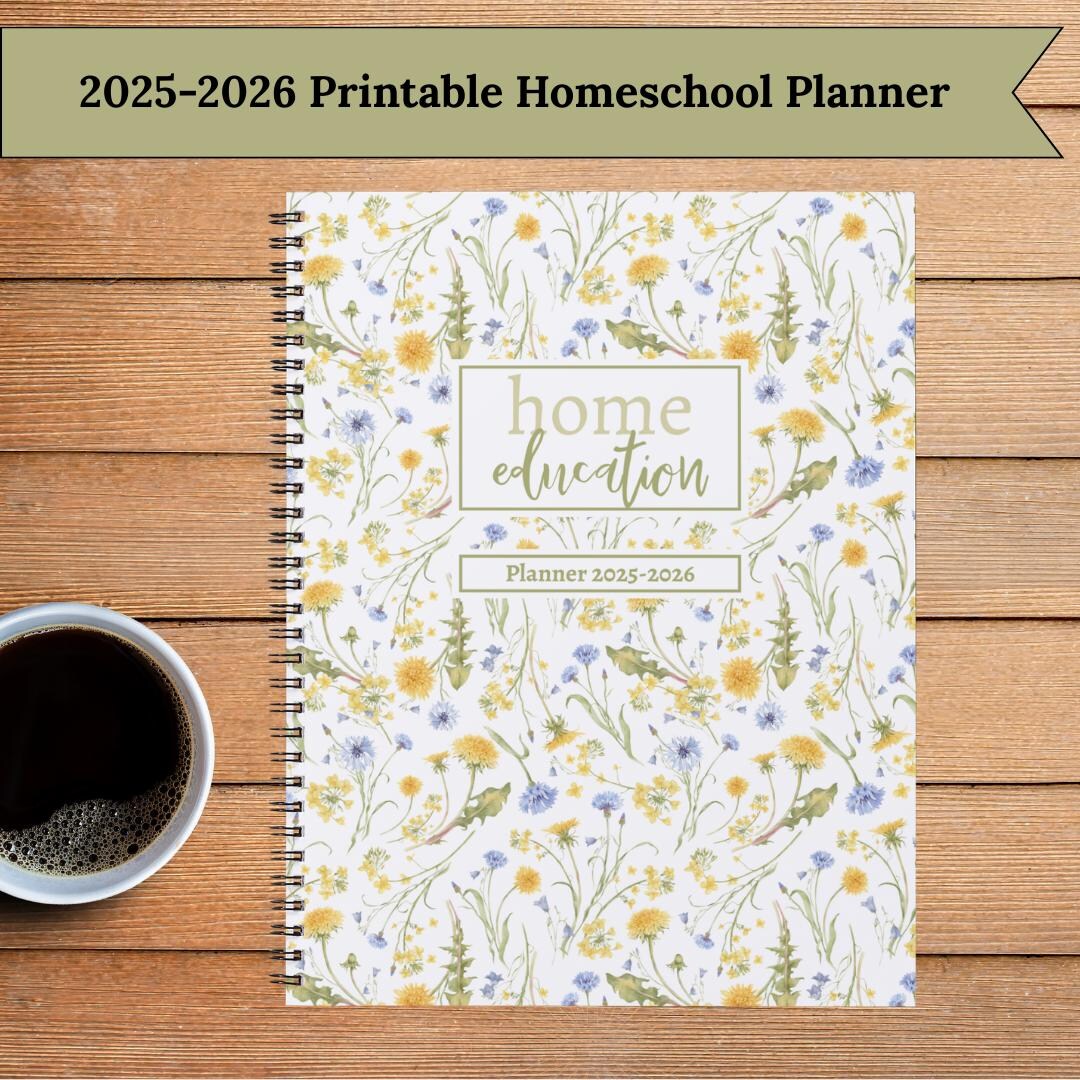 Printable Homeschool Planner 2025-2026 - Etsy